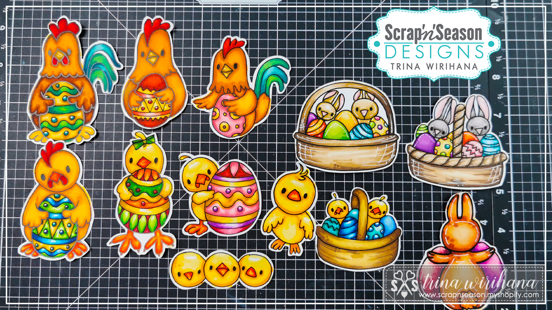 FREEBIE - 'Easter Chicks' Colouring Sheet! – Scrap'n'Season